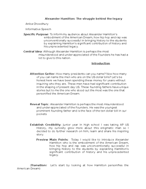 Speech- How to Compose the 3 Point Outline - Warning: Popup annotation ...