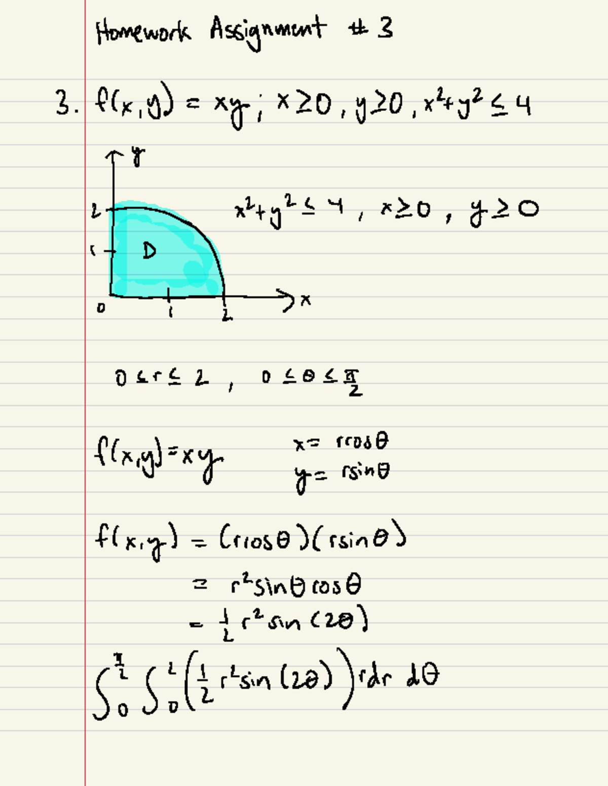 Math 32b: Multivariable Calculus II - Professor Wong - Assignment 3 - Homework Assignment # 3 3 ...