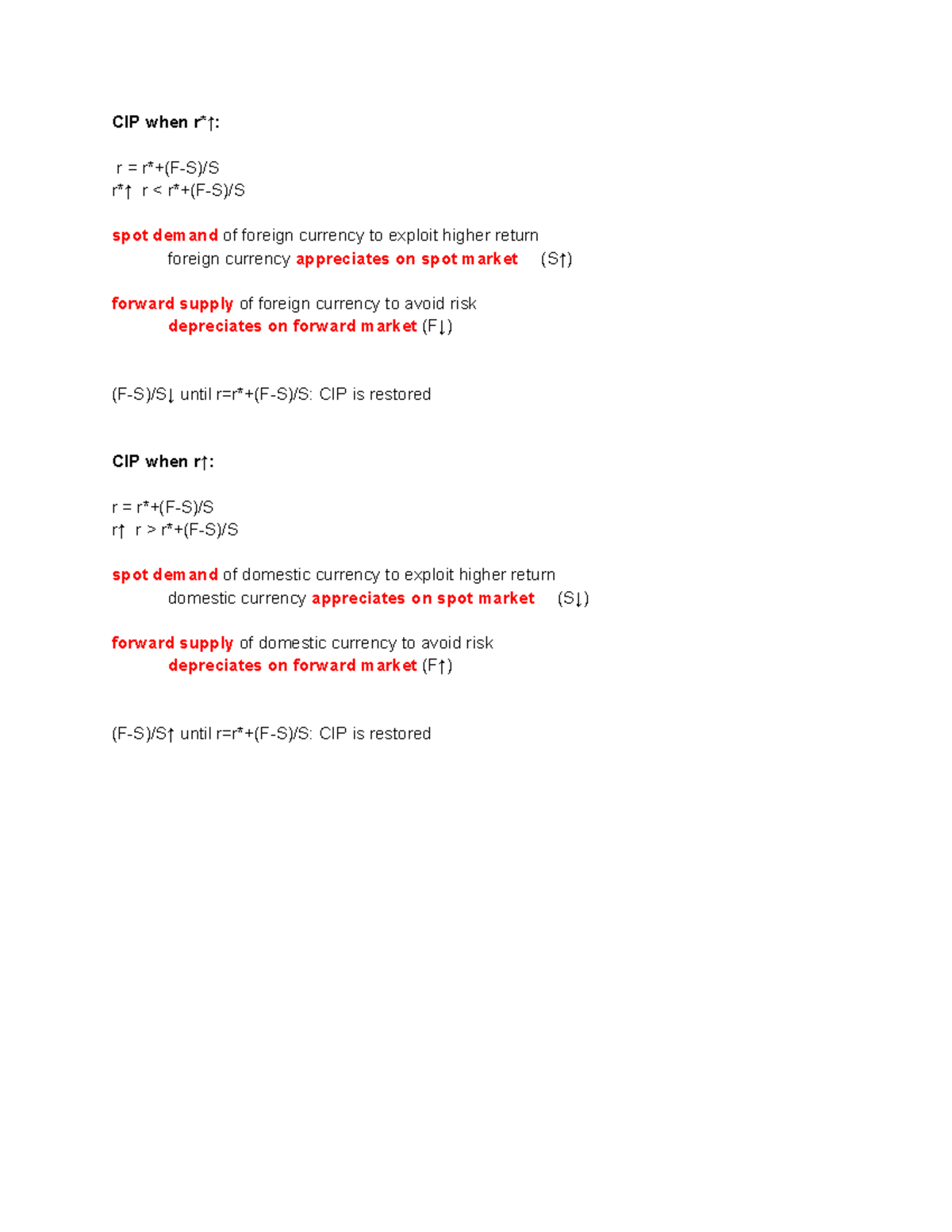 Sheet to print for CE1 - CIP Equilibration - CIP when r↑: r = r+(F-S)/S ...