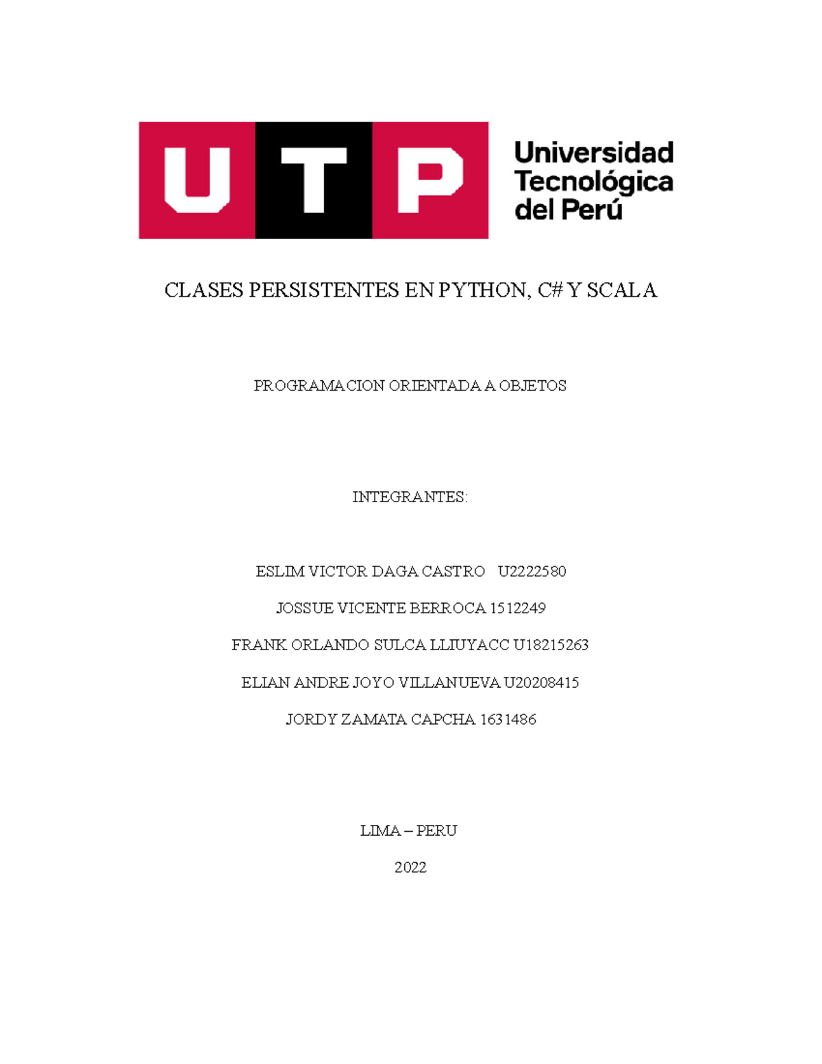 Tarea Academica Clases Persistentes En Python C Y Scala Clases Persistentes En Python C