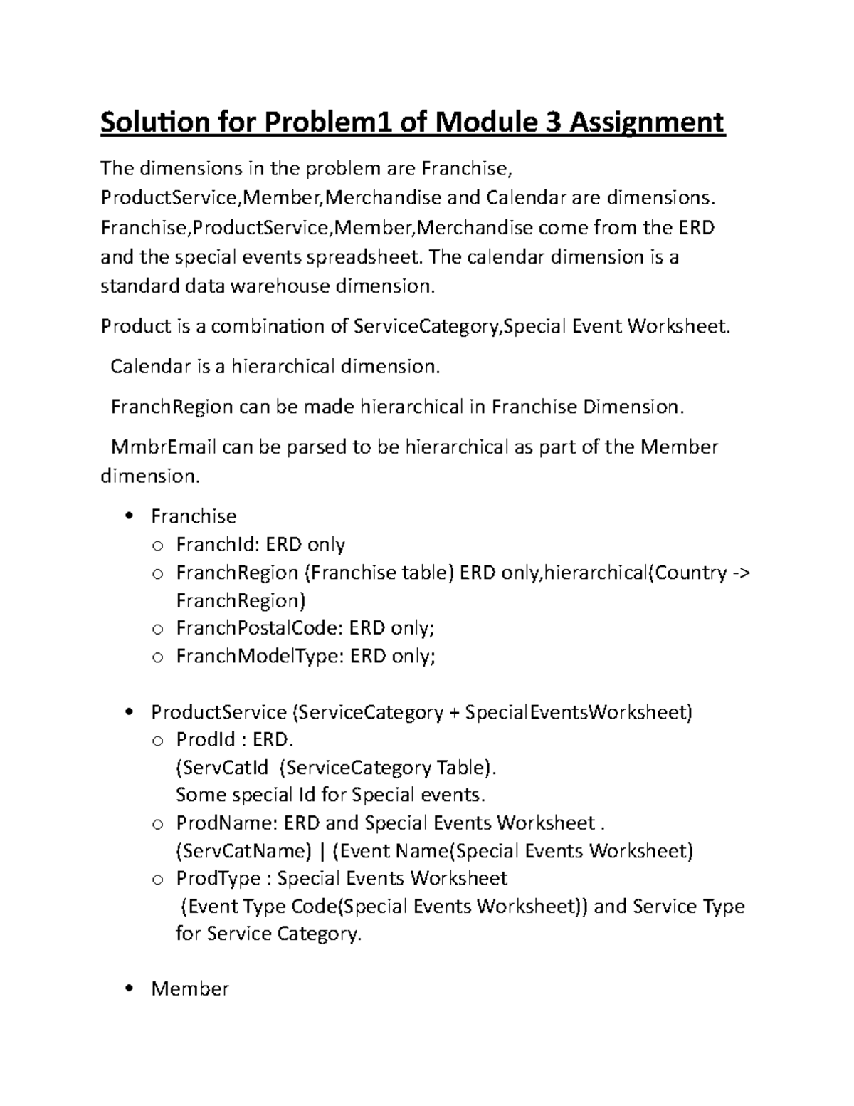 Problem 1 Module 3 - THIS IS ANSWER - Solution for Problem1 of Module 3 ...