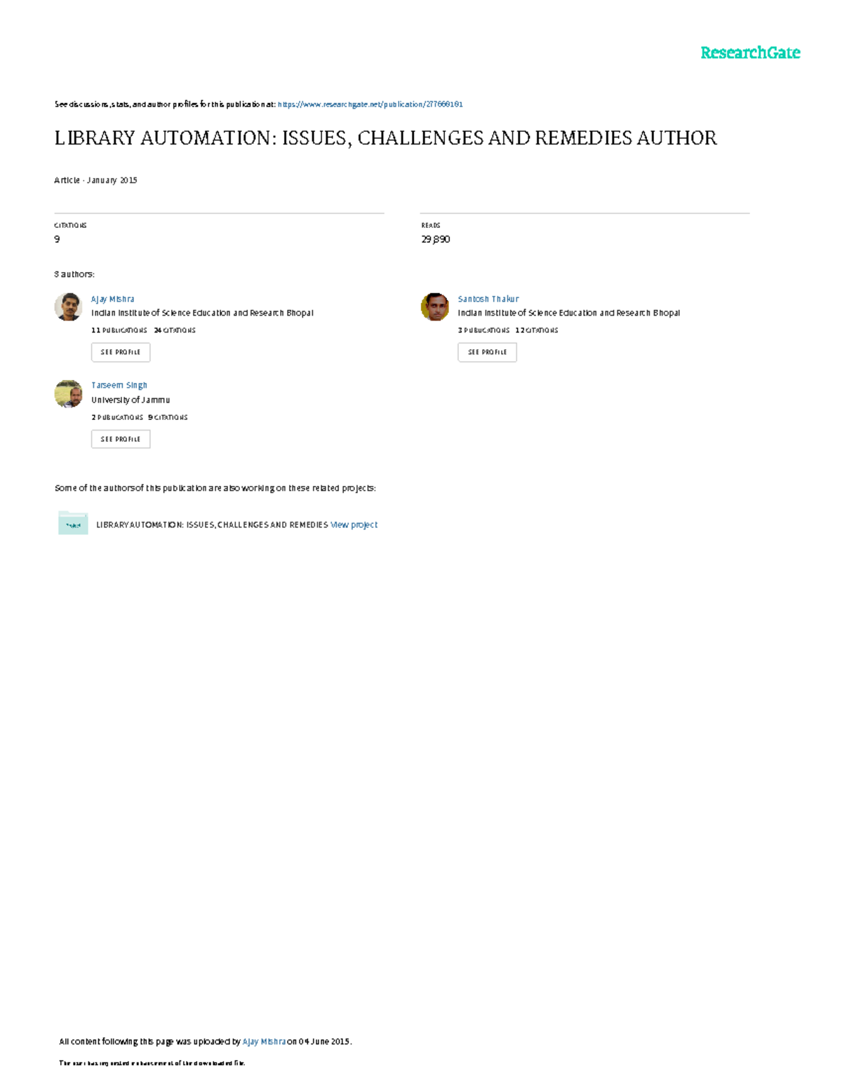 Library- Automation- Issues- Challenges-AND- Remedies- Author - See ...
