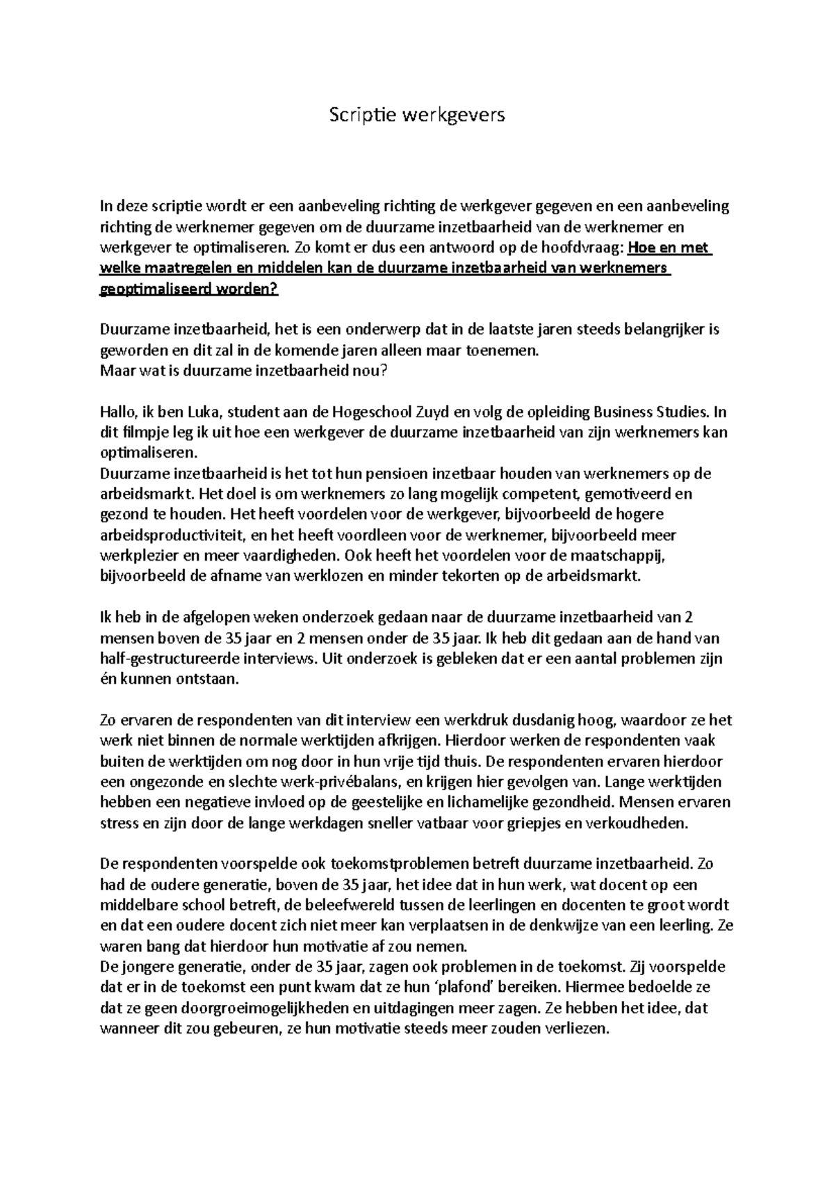 Scriptie Werknemers En Werkgevers Project Scriptie Werkgevers In Deze scriptie-werknemers-en-werkgevers-project-scriptie-werkgevers-in-deze
