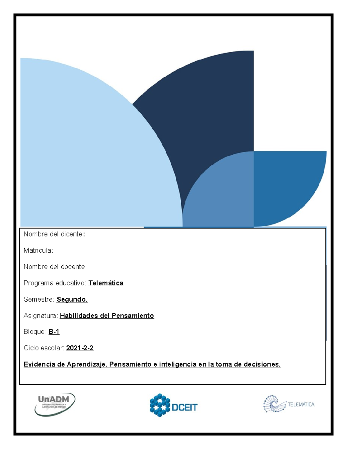 KHPE U1 EA O - trabajo colaborativo - Física y Simulación - Nombre del ...