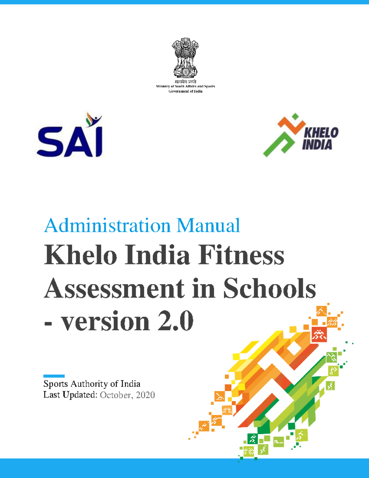 SAI Khelo India TEST 2024 class 12 ped - Administration Manual Khelo ...
