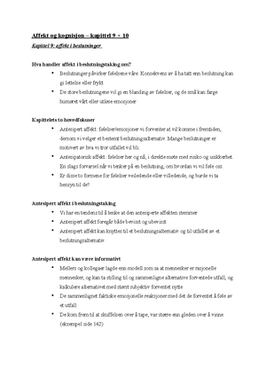 [Solved] hva er prospektteorien - Problemløsning, beslutninger og kreativitet (ORG3530) - Studocu