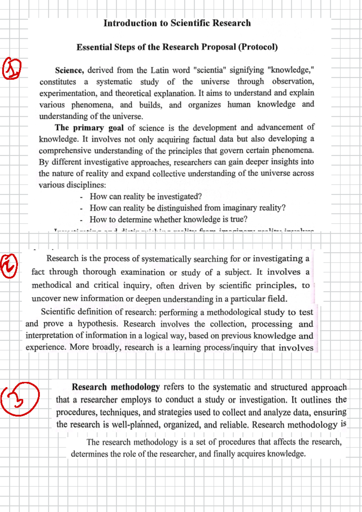 Scientific skills - Class discussion - Introduction to Scientific ...