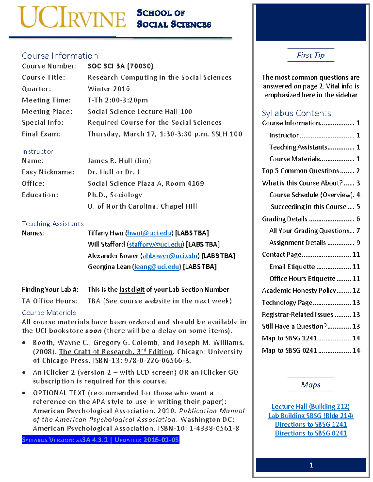 Ss3a syllabus hull v4 - wwwwwwww - Course Information Course Number ...