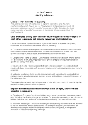 Lecture 3 – Signal transduction-nuclear receptors - Lecture 3 – Signal transduction: nuclear ...
