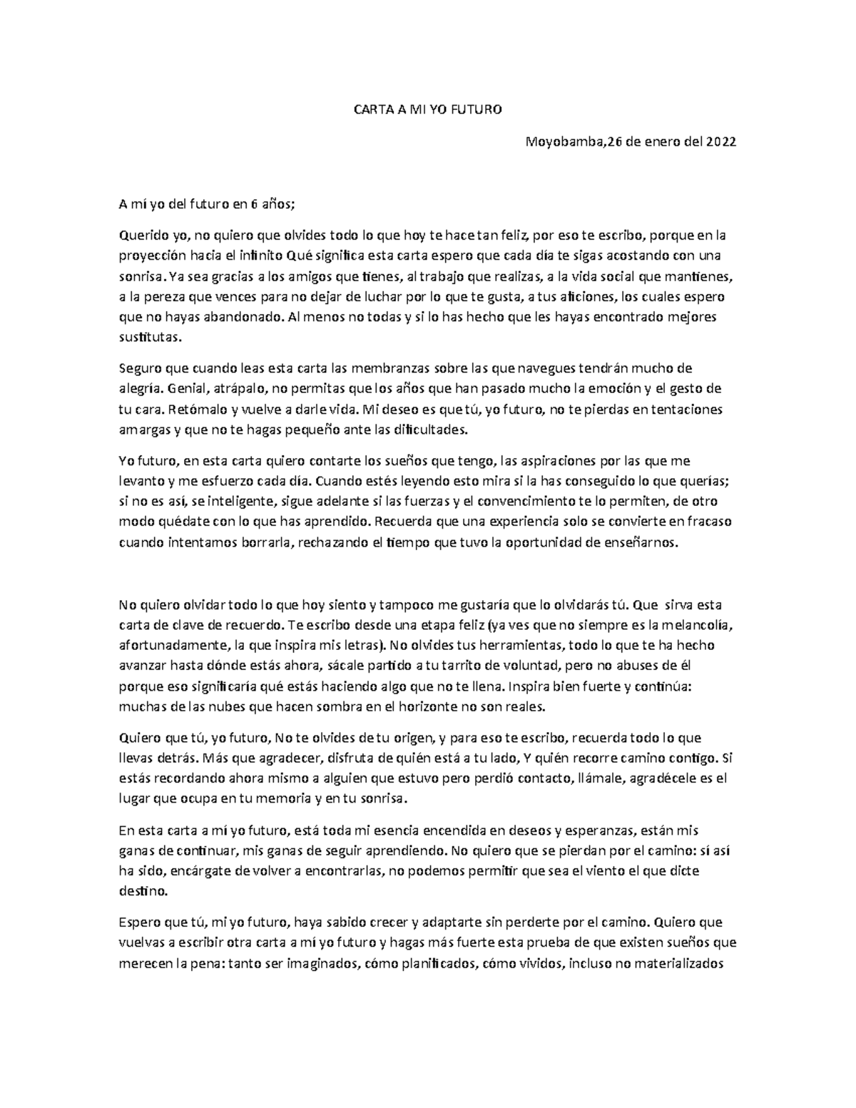 Documento+(2) MI YO DEL Futuro - CARTA A MI YO FUTURO Moyobamba,26 de ...