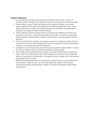 Objectives chapter 5 for fundamentals class - Chapter 5 objectives 1 ...