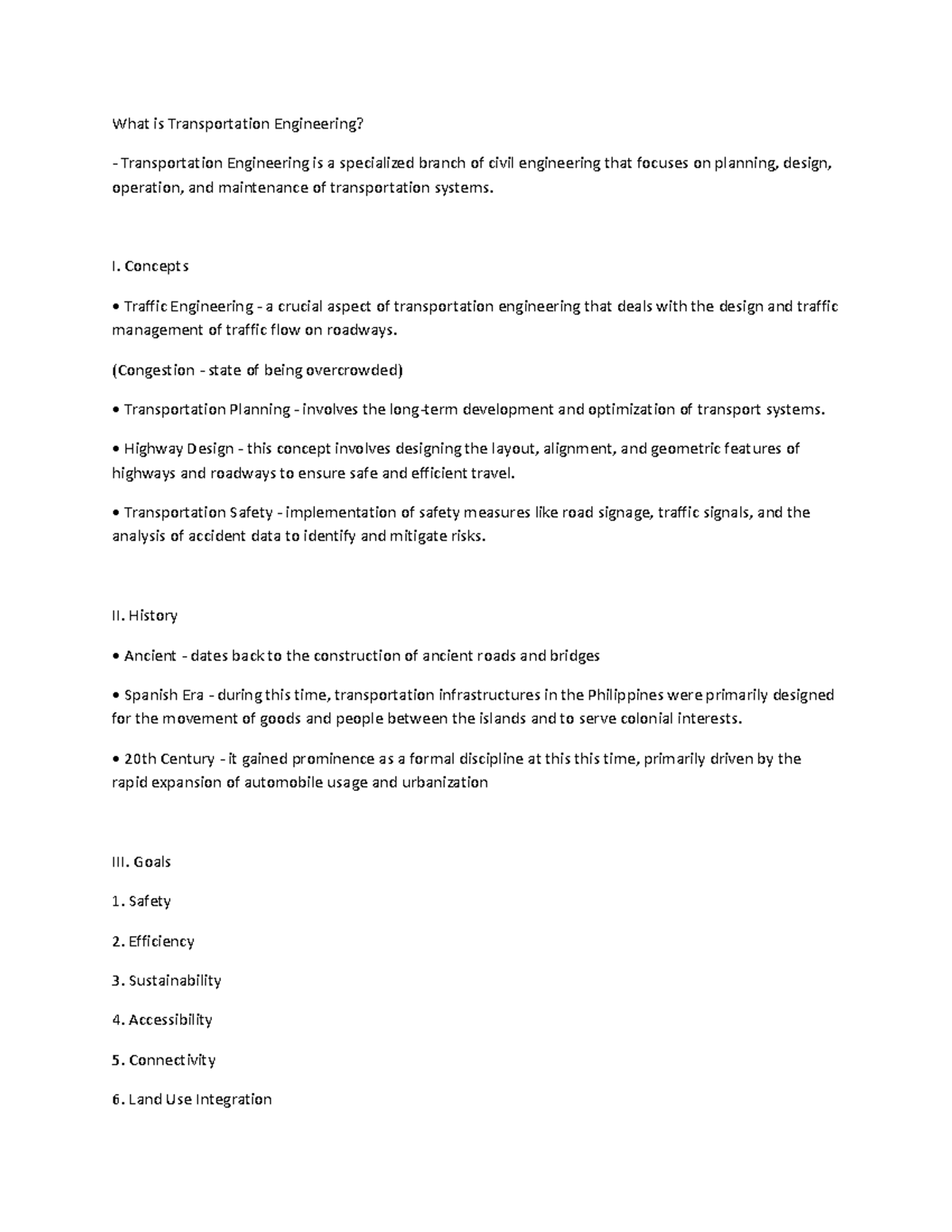 Transportation-engineering-transcript - What is Transportation ...