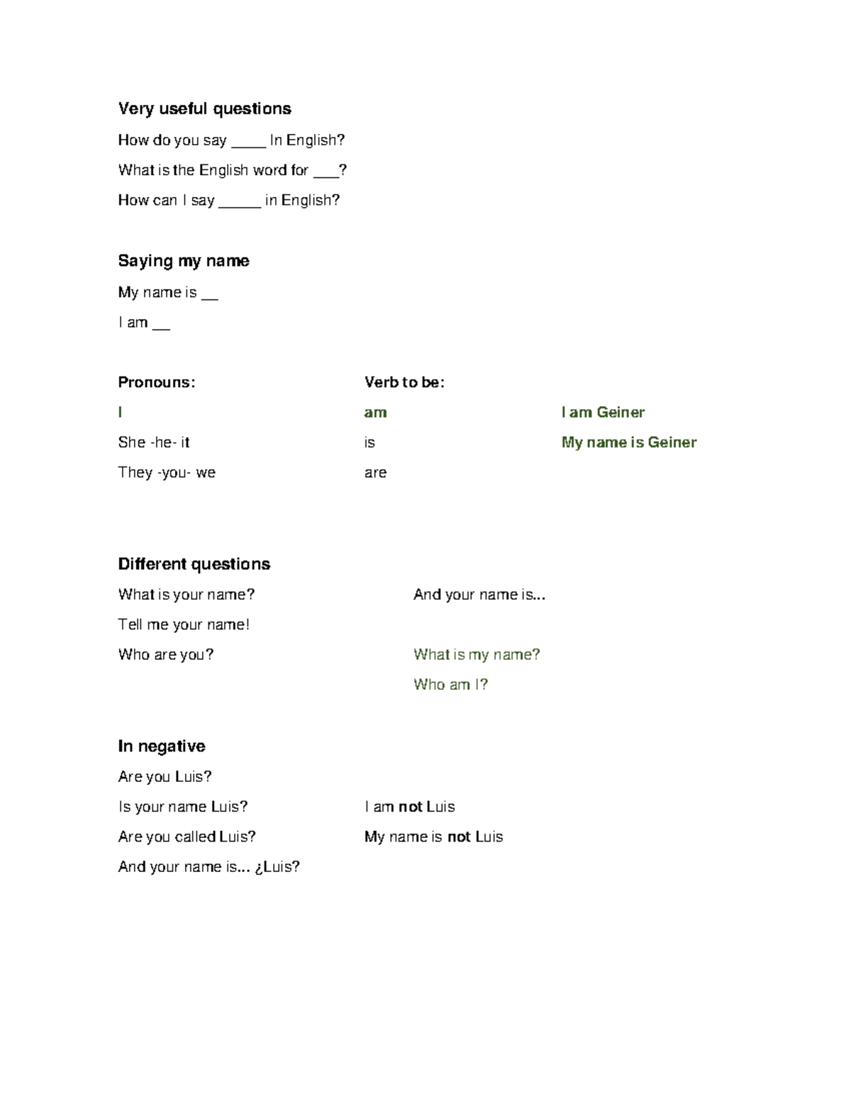 Class 1 August 2 VERBO TO BE Very Useful Questions How Do You Say class-1-august-2-verbo-to-be-very-useful-questions-how-do-you-say