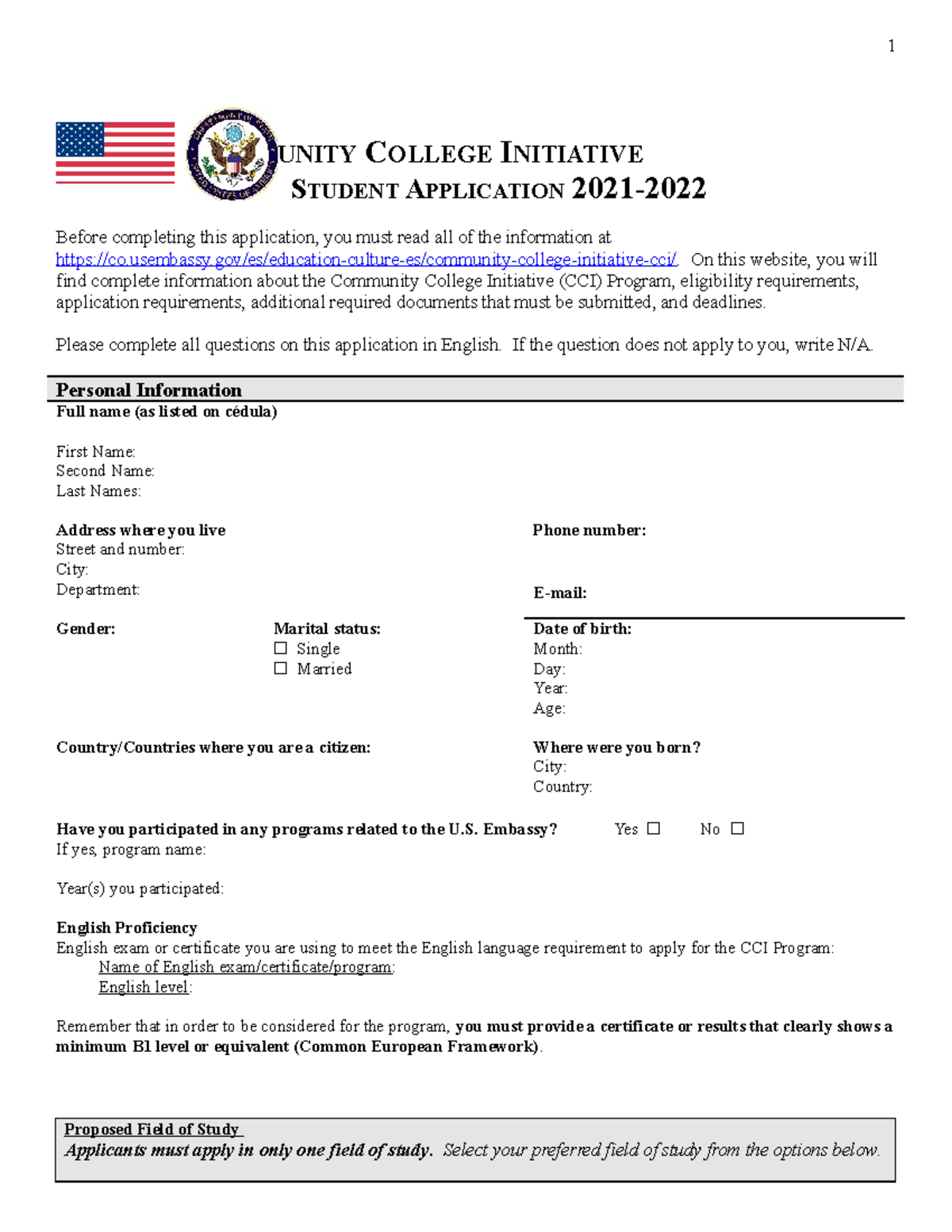 wwwwq123ewwq211111 - COMMUNITY COLLEGE INITIATIVE STUDENT APPLICATION ...