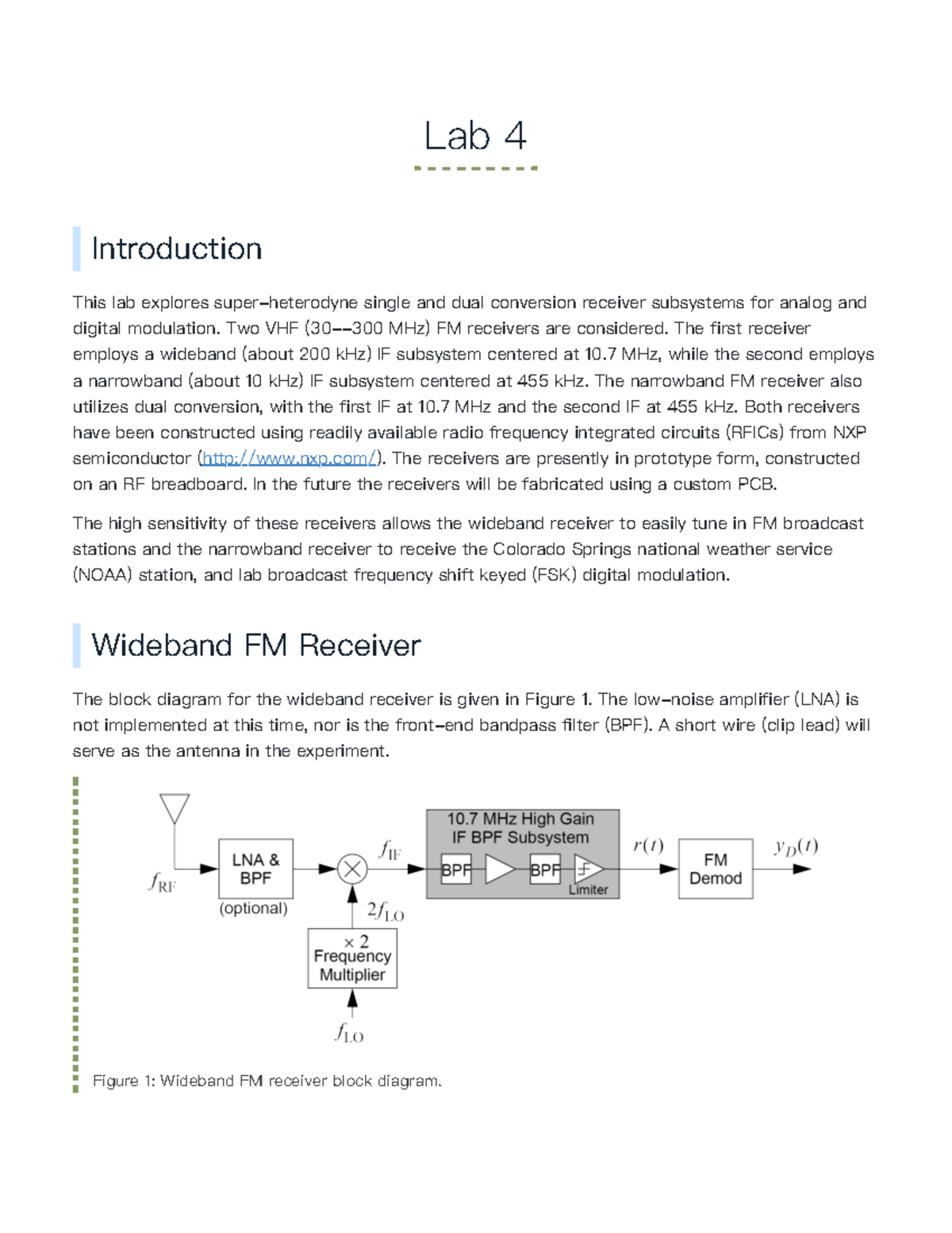 Lab 4 - 2021-2022 Lecture Notes - Lab 4 Introduction This lab explores ...