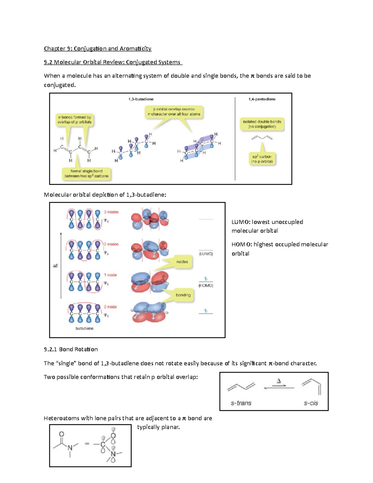 Chapter 9 - For organic chemistry - Chapter 9: Conjugation and ...