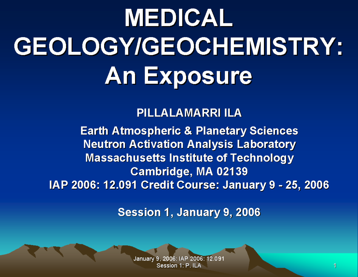 Terminology Definitions - 11 January 9, 2006: IAP 2006: 12 January 9 ...