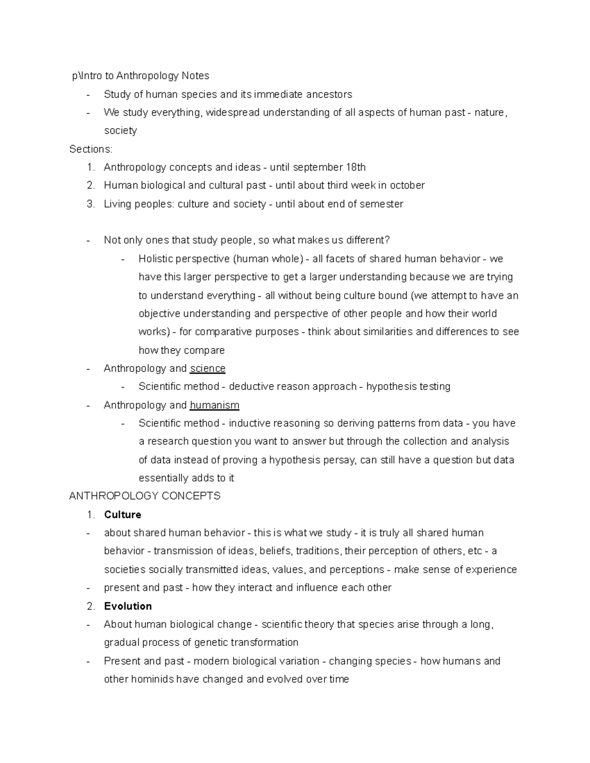 Intro to Anthropology Notes - Special techniques, including remotely ...