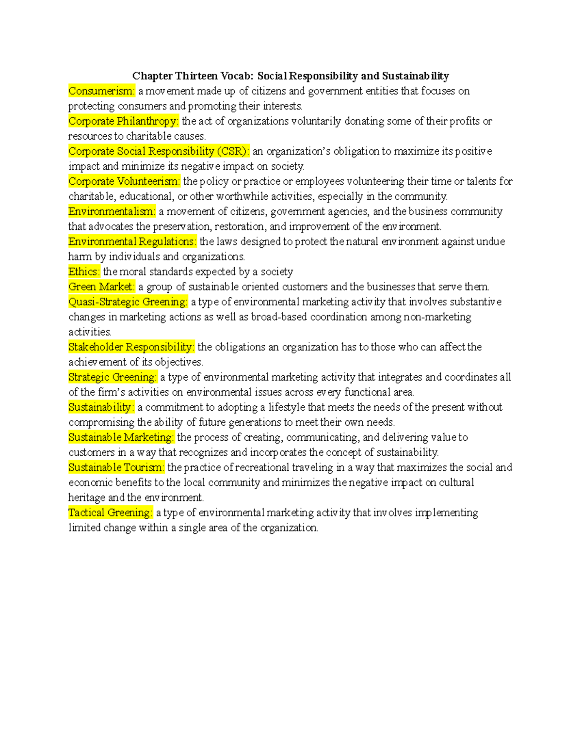Marketing ch 13 vocab - Principles of Management - Chapter Thirteen ...