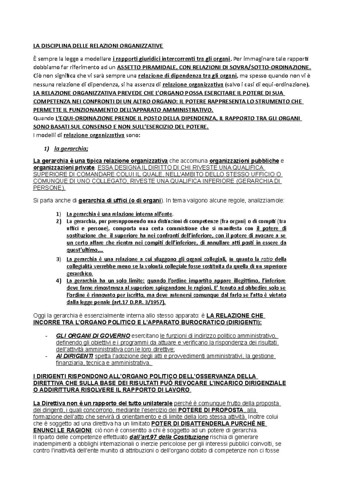 4) Relazioni Organizzative TRA Politica E Amministrazione - LA ...