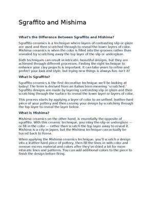 02 CLAY HAND Building Techniques - CLAY HAND BUILDING TECHNIQUES Hand ...