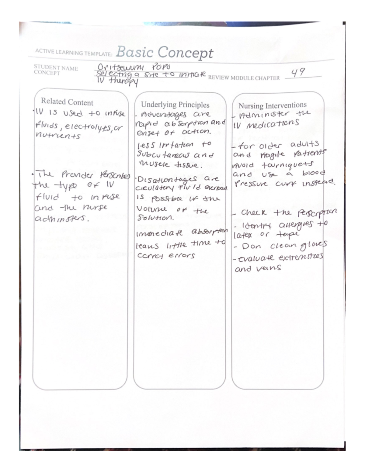 Basic Concept - Paperwork for the class. Full document - Studocu