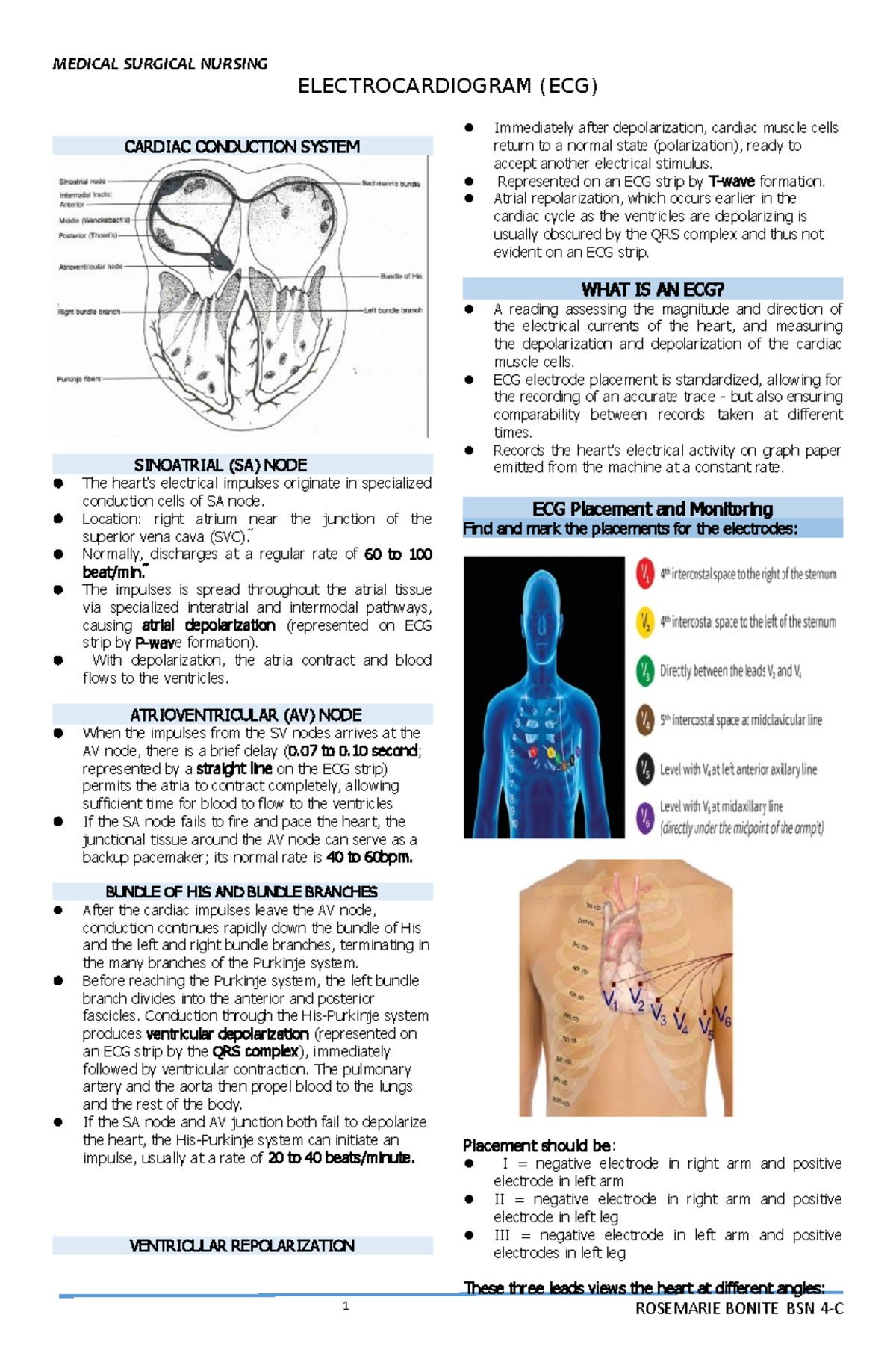 ECG - This text is intended for all nursing students ...