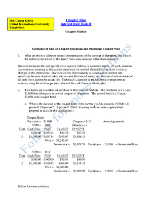 Financial Statement Analysis Exercises - Financial Statement Analysis ...