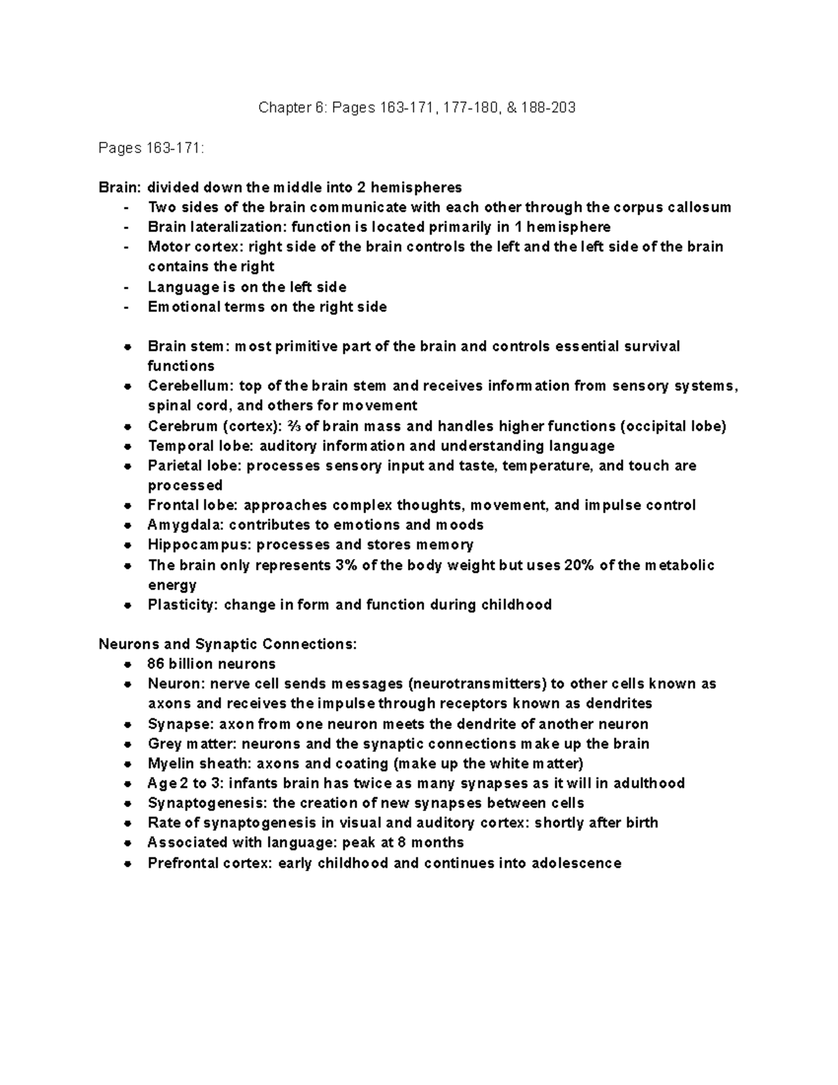 MON WED Chapter 6 Notes - Chapter 6: Pages 163-171, 177-180, & 188 ...