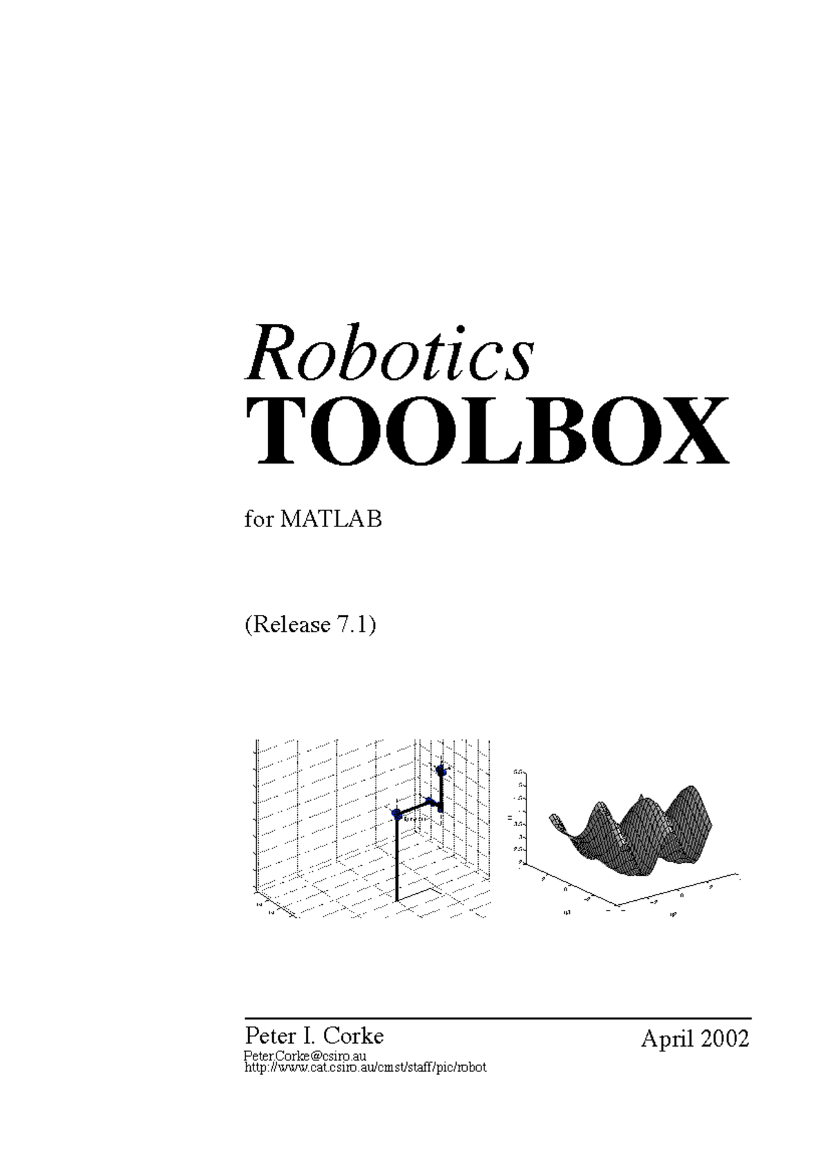 Robot - Robotics TOOLBOX for MATLAB (Release 7) 0 0. Puma 560 y zx ! 4 ! 2 0 2 4 ! 4 ! 2 0 2 42 ...