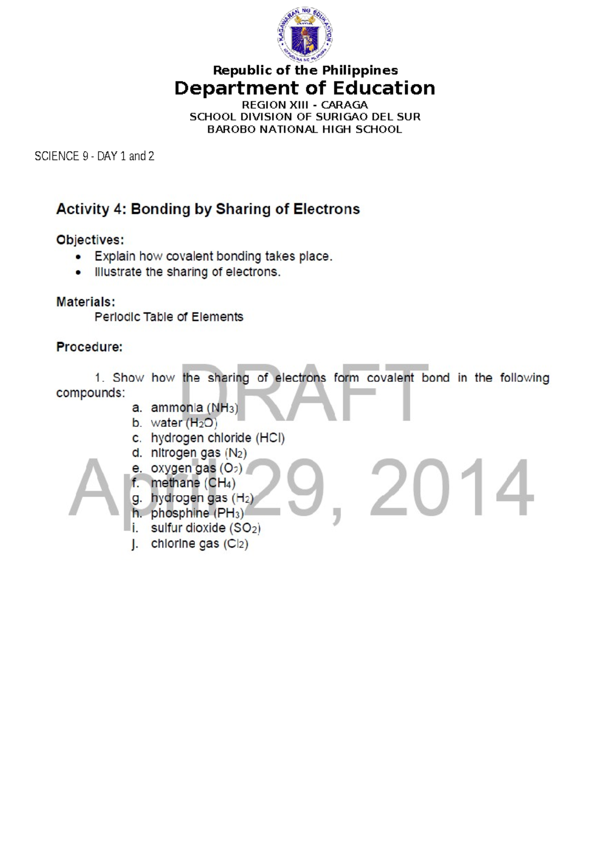 Module during Dspcnfotdstf 2024 - Republic of the Philippines ...