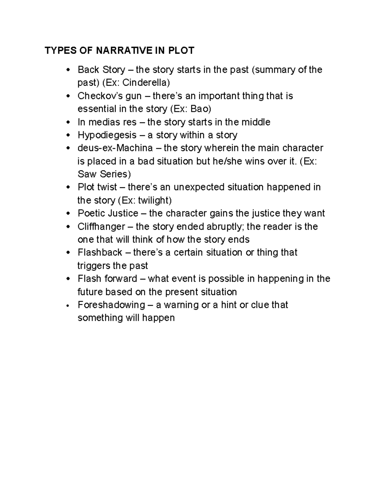 ASEAN Literature - Different Types OF Narrative IN PLOT - Asean ...