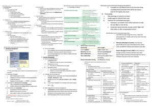 OM cheat sheet - Core goods(service):tangible(x),inventoried(x),little ...