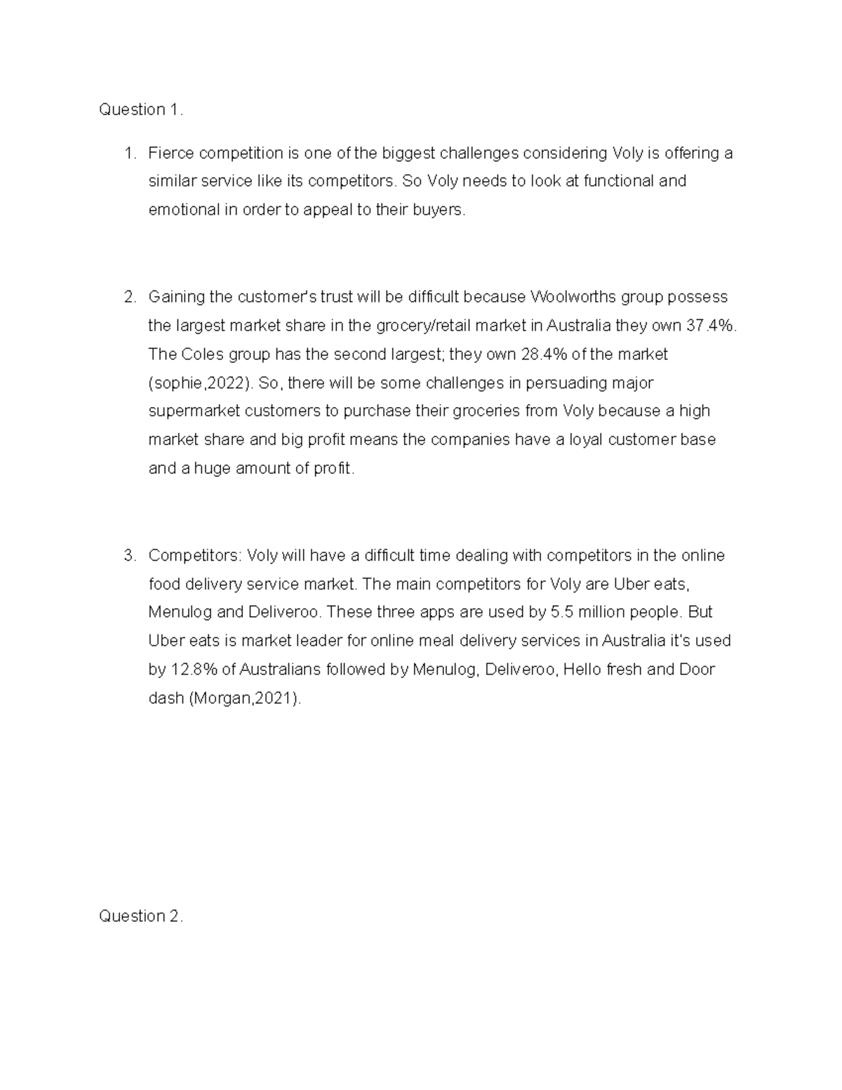 Assessment two Design Thinking for Creativity - Question 1. Fierce ...