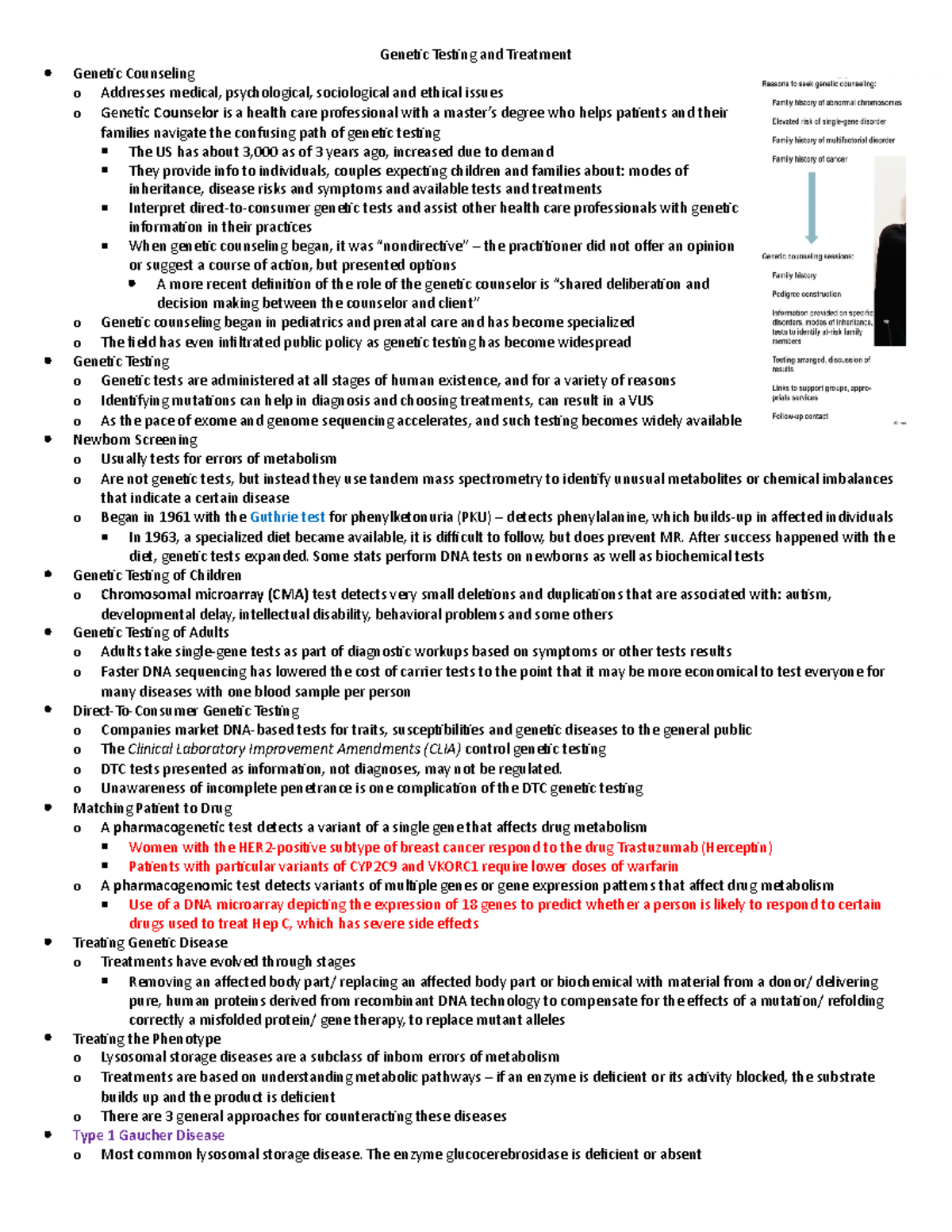 18. Genetic Testing and Treatment - Genetic Testing and Treatment ...