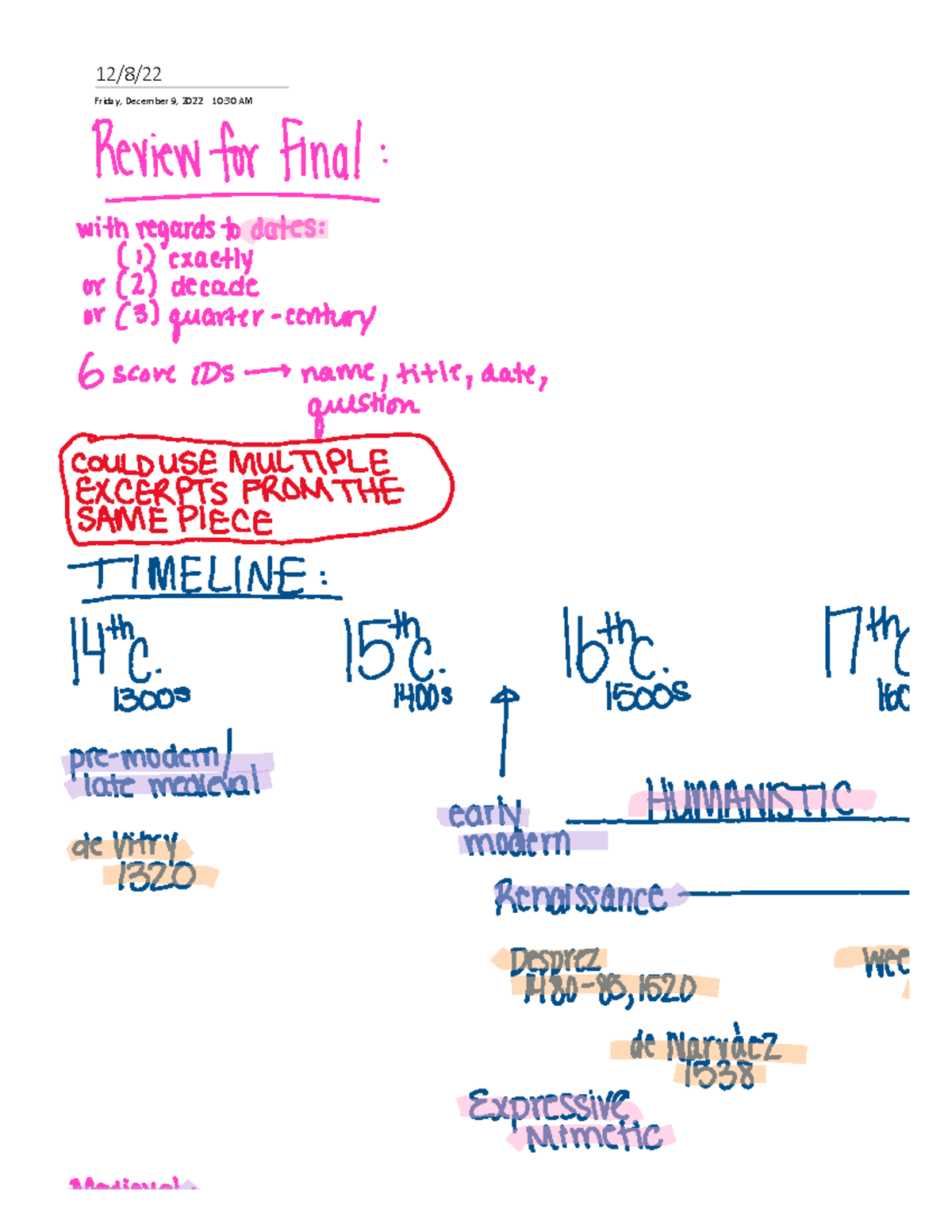 Music History 1 Lecture Notes - MUS 213 - 12/8/ Friday, December 9 ...