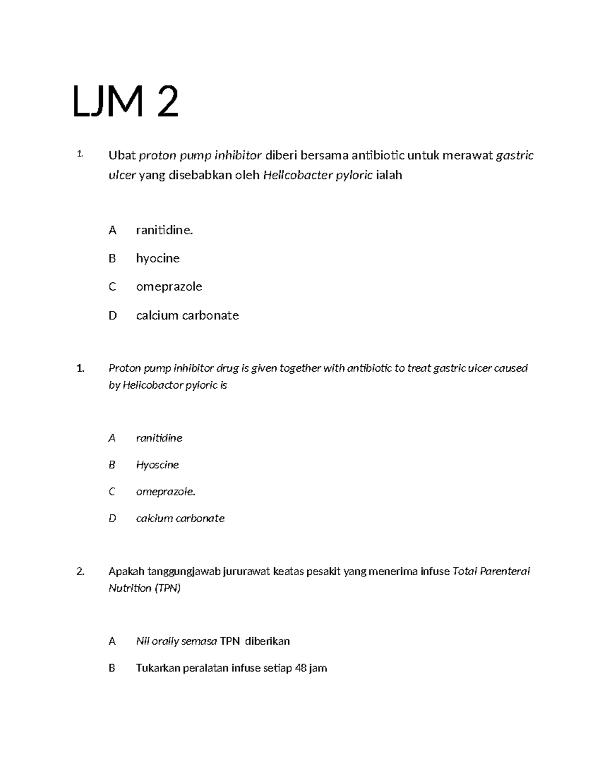 LJM 2-1 - A note taken by myself in lecture hall hope hya all find it ...