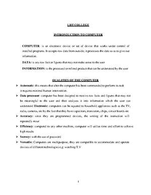 Business letters - computer basics - Page | 0 Business Letters LIIT ...