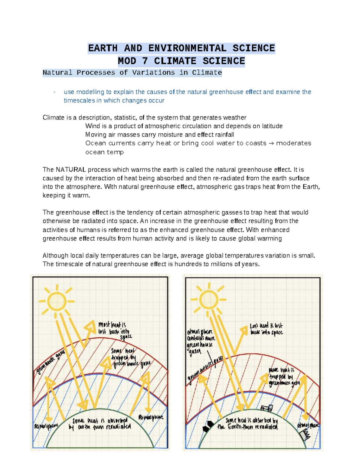 Earth and environmental science hsc notes module 7 climate science ...
