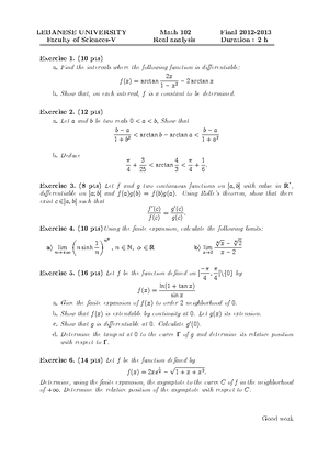 Math AAHL P1 Timezone C - Functional analysis - Studocu