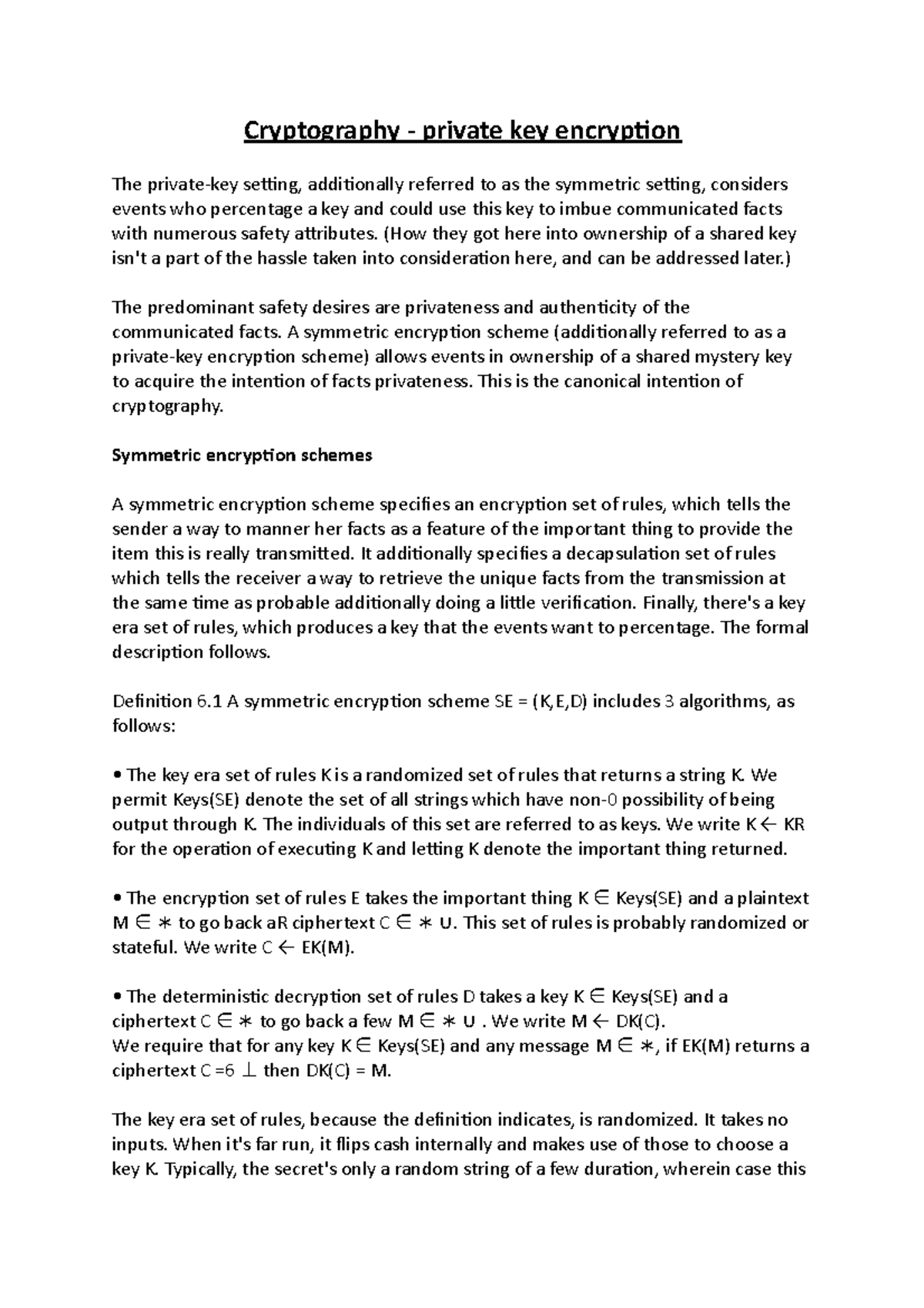 Cryptography Private Key Encryption How They Got Here Into Ownership Of A Shared Key Isnt