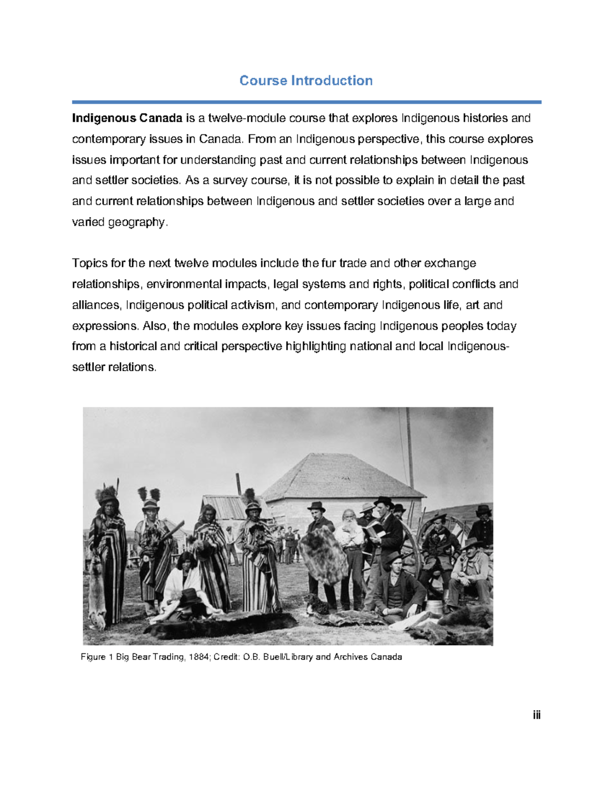 NS 201 Combined 1-4-min - iii Course Introduction Indigenous Canada is ...