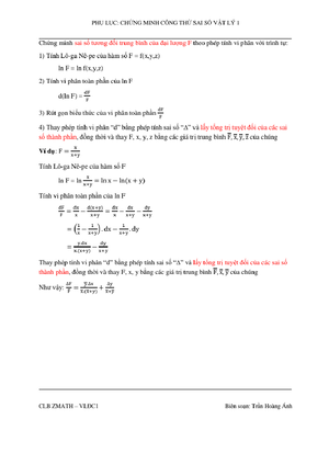 LAB Content PH1016 - Up để tải file hehee - Hanoi University of Science and Technology (HUST ...