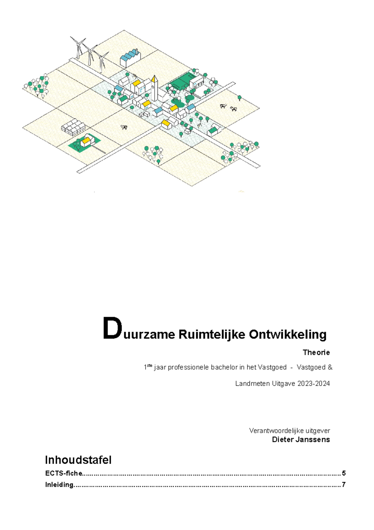 Cursus Duurzame Ruimtelijke Ontwikkeling 2023 - Duurzame Ruimtelijke ...