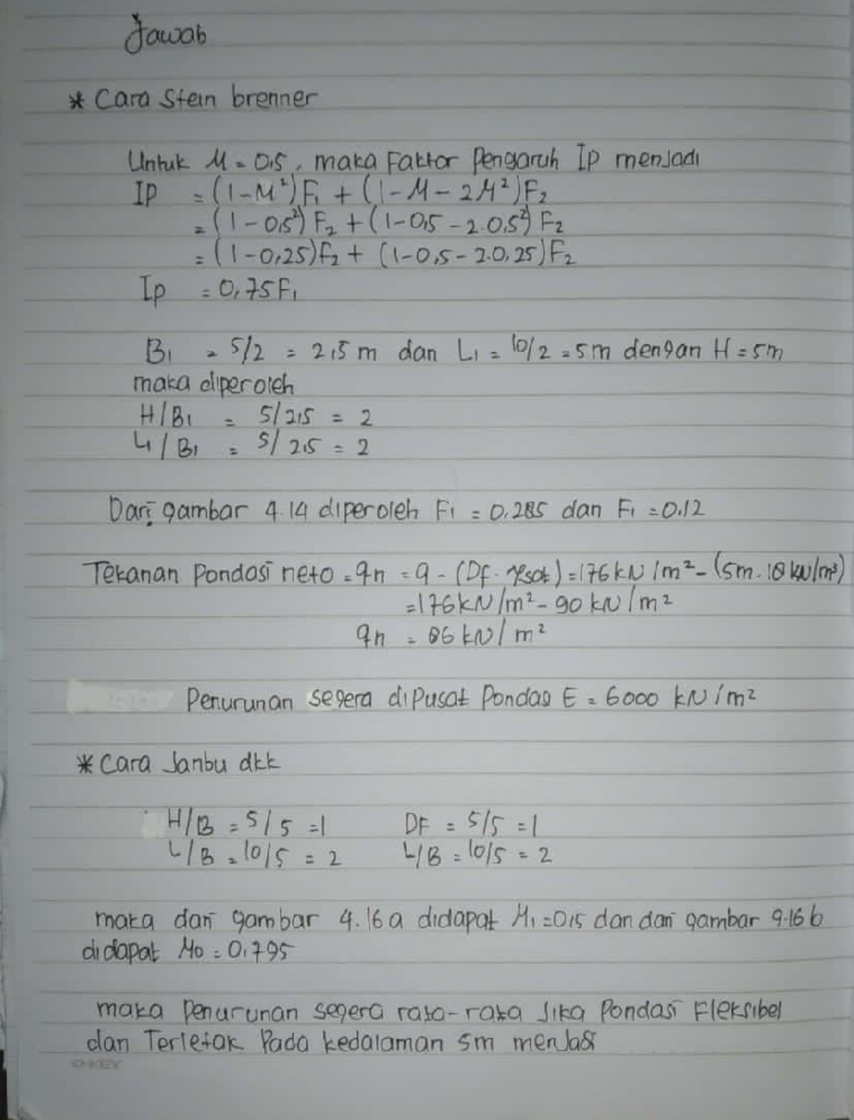 Tugas Desain pondasi 1 - Civil Engineering Graphics - Studocu