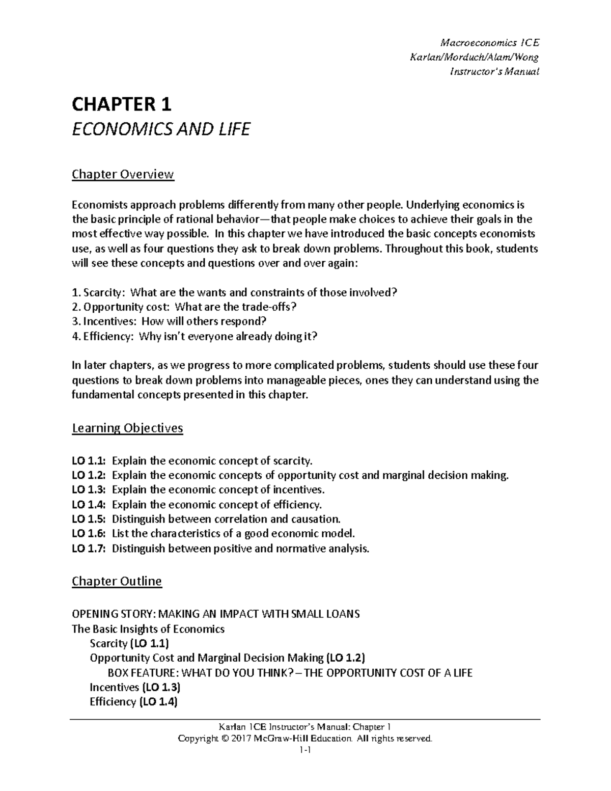 Karlan Micro 1ce IM Ch01 - Warning: TT: undefined function: 32 Karlan/Morduch/Alam/Wong ...