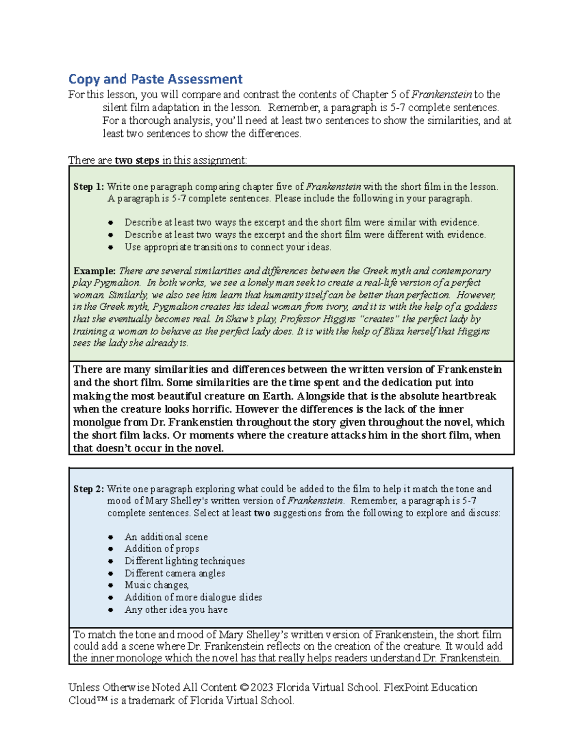 05 02 copy and paste assessment.docx - Copy and Paste Assessment For ...