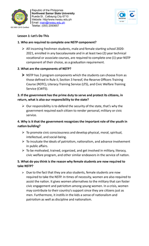 Nozzle External Load calculation - Title Page EXTERNAL LOADS APPLIED ON ...