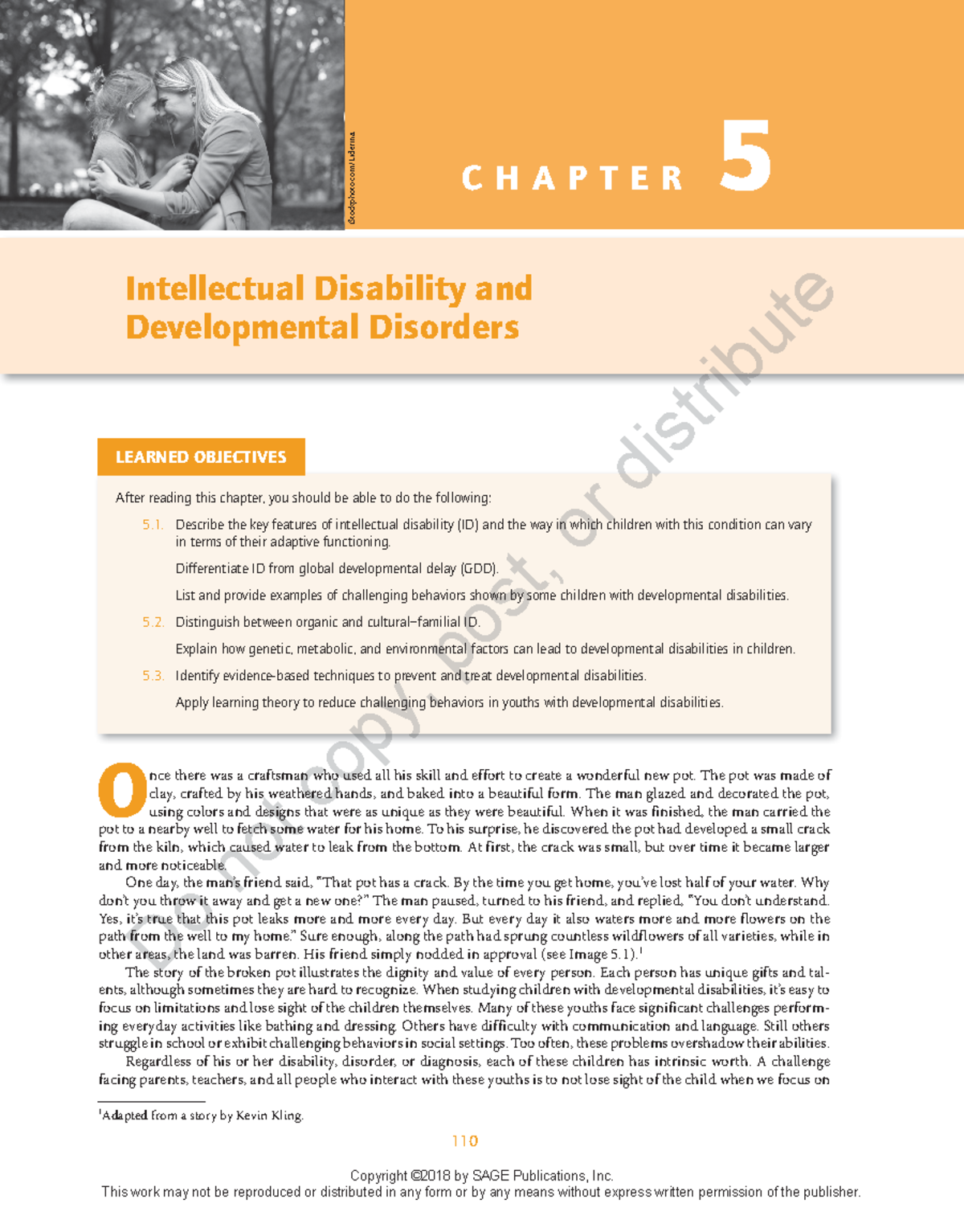 Chapter 5 Intellectual Disability - ####### 110 C H A P T E R 5 ...