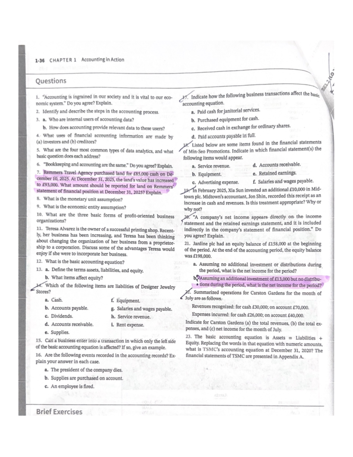 1-36 Chapter 1 Accounting in Action - Financial Accounting - Studocu